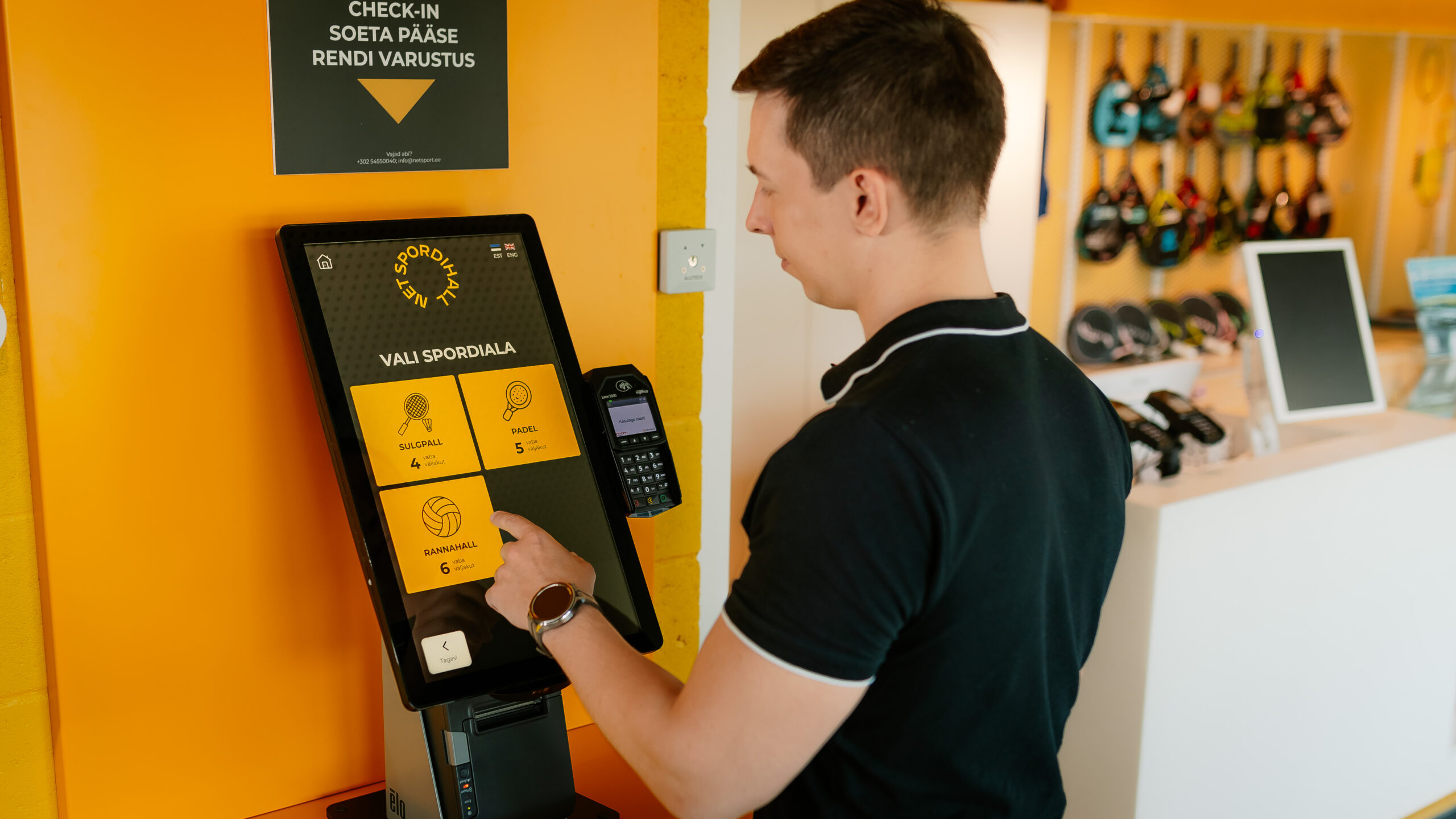 Self-service solutions, info kiosks and payment terminals